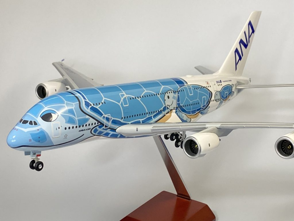 NH20162 全日空商事特注品 ANA A380 ﾌﾞﾙｰ JA381A 1:200 完成品 完売しました。 – 航空機モデル専門店 クロスウイング