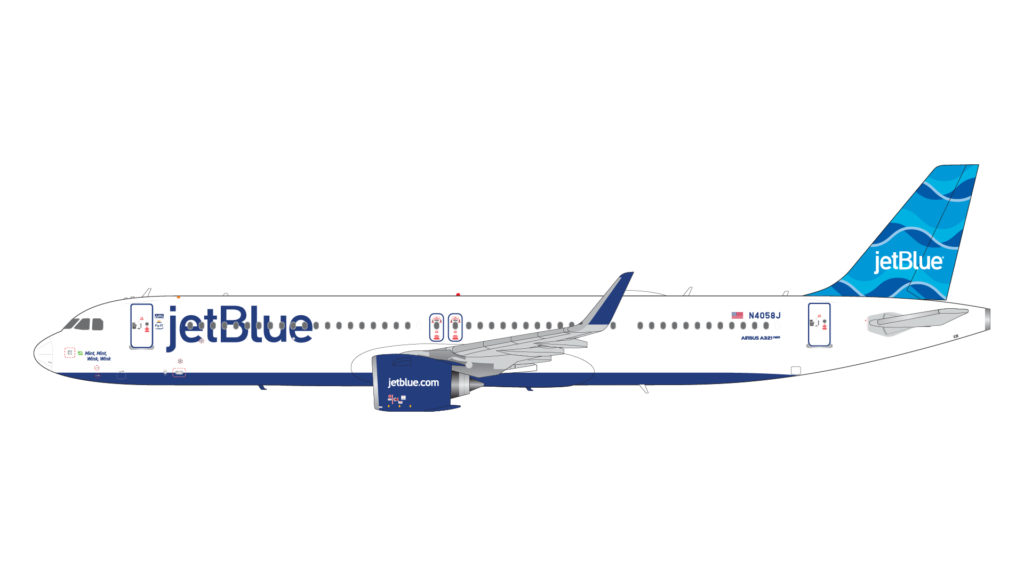 G2JBU1077 GEMINI 200 JetBlue Airways / ジェットブルー航空 A321neo N4058J ...