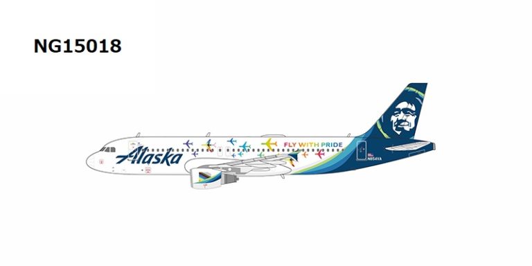 NG15018 NG MODELS Alaska Airlines / アラスカ航空 fly with pride cs A320-200 ...