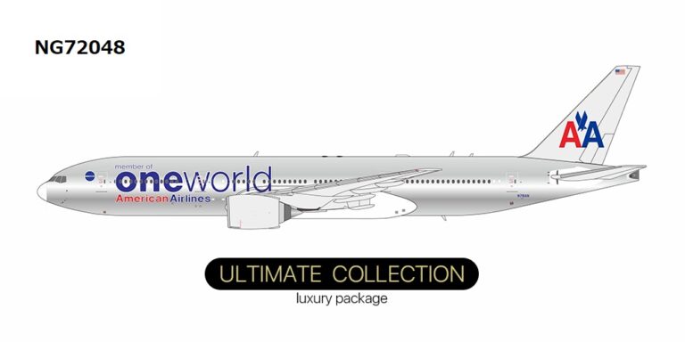 NG72048 NG MODELS American Airlines / アメリカン航空 oneworld; polished cs ...